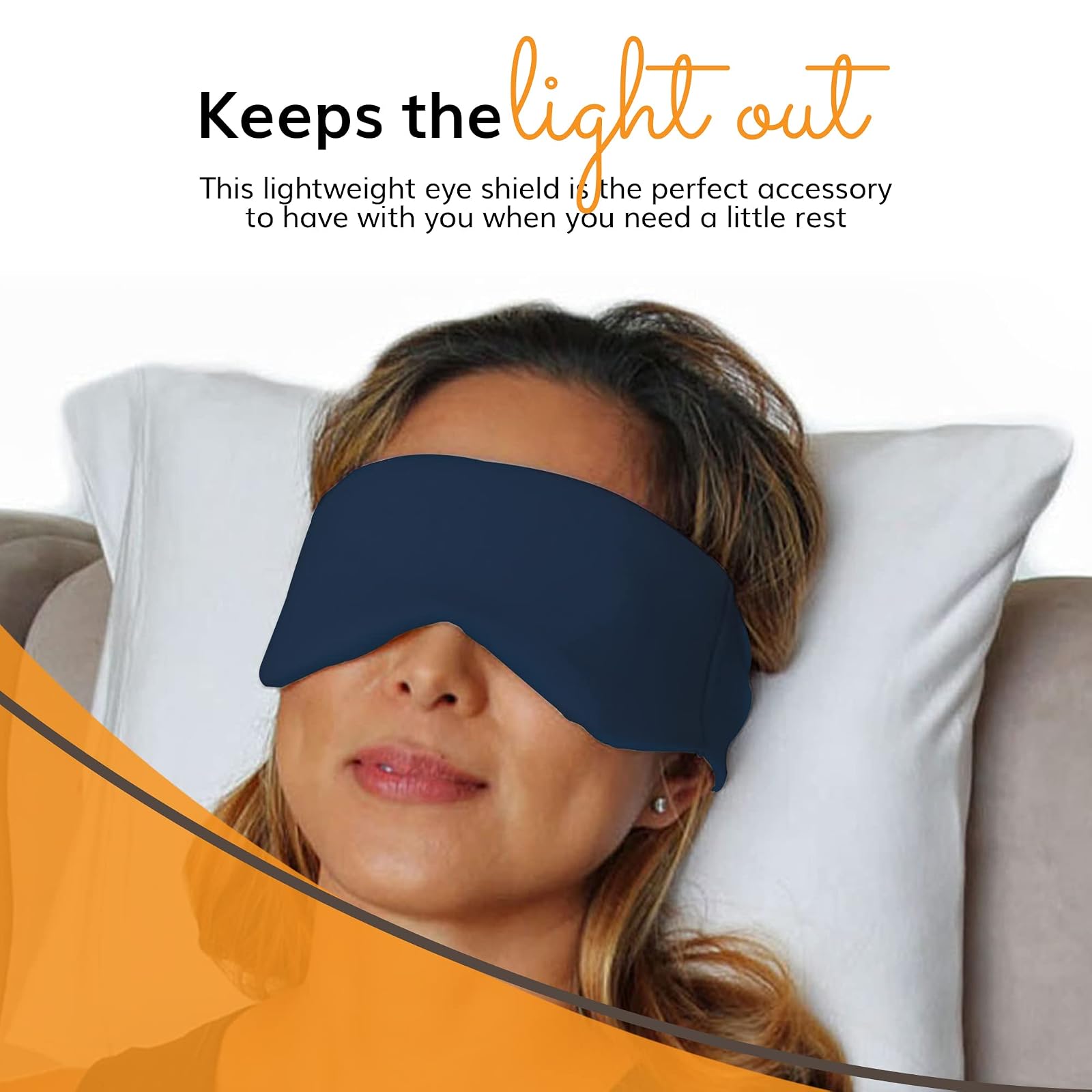 Melatonin sleep mask for improved rest
