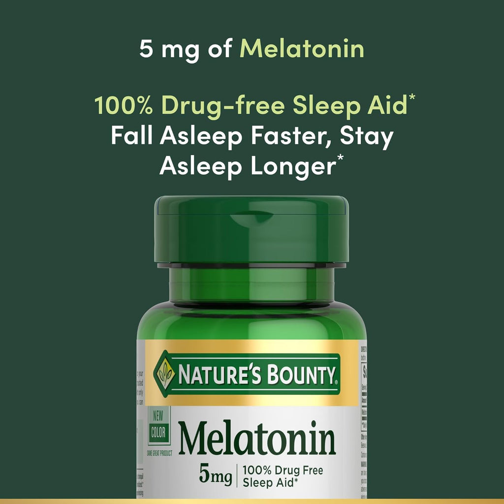 Melatonin softgels for better sleep quality