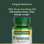 Melatonin softgels for better sleep quality
