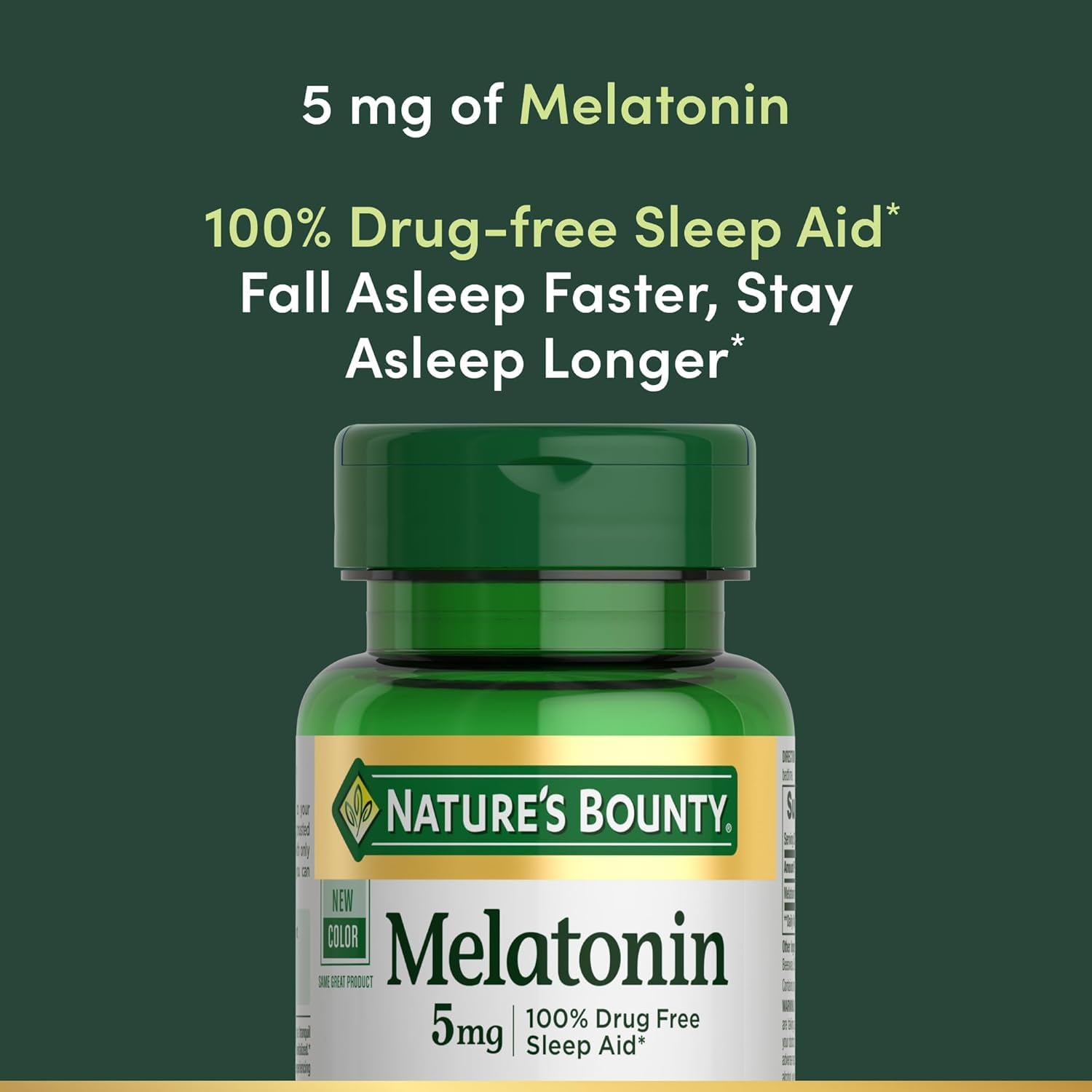 Melatonin softgels for better sleep quality