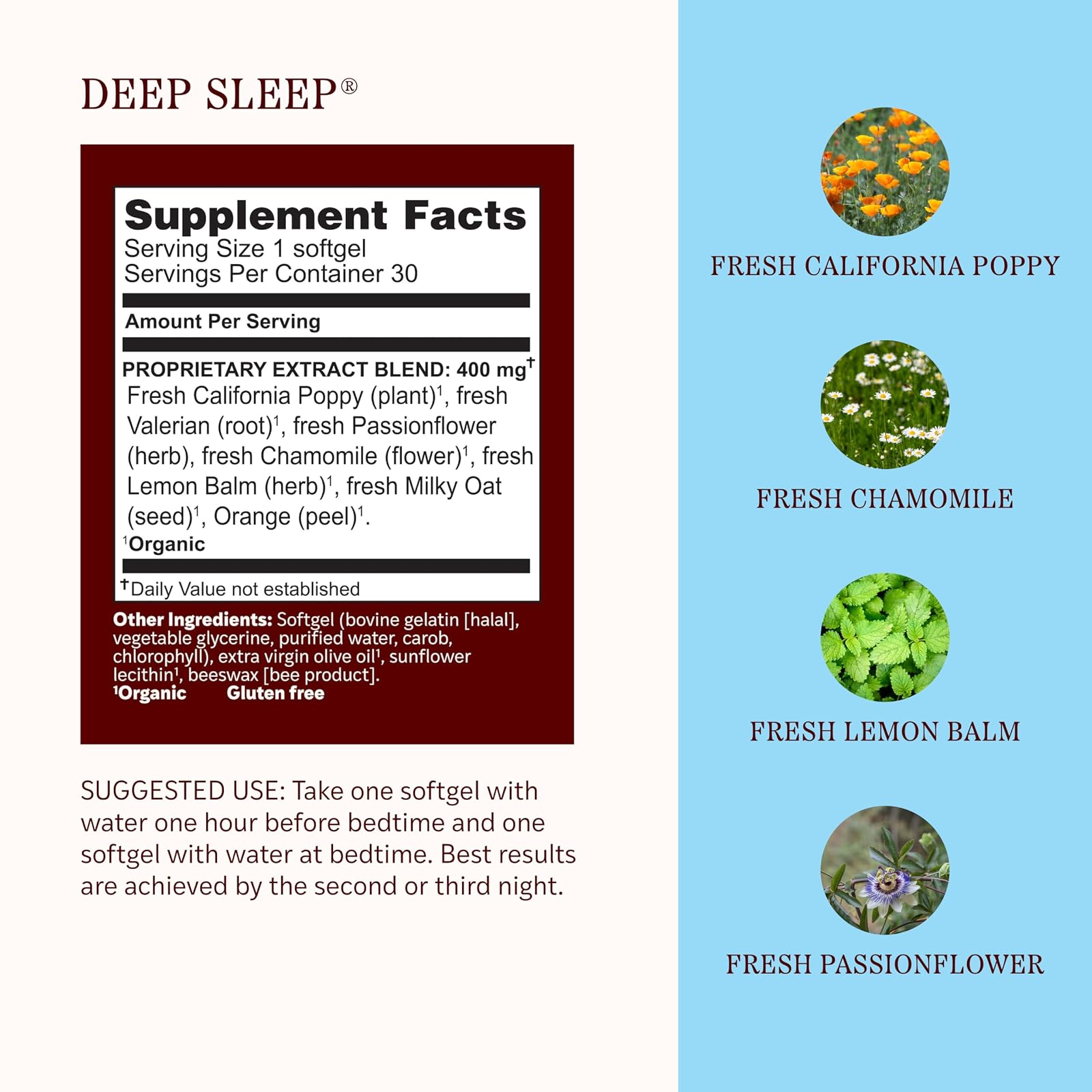 melatonin softgels for better sleep