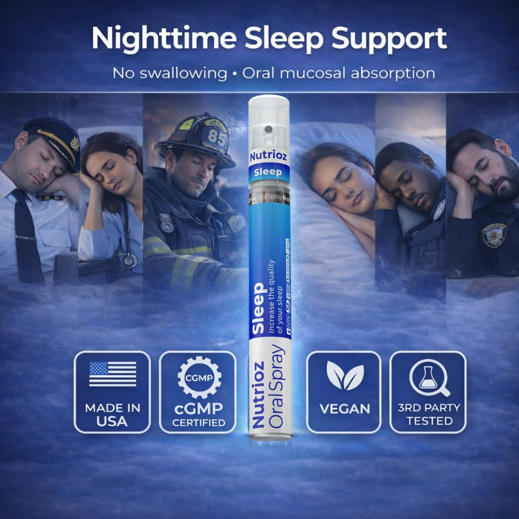 Melatonin spray for better sleep