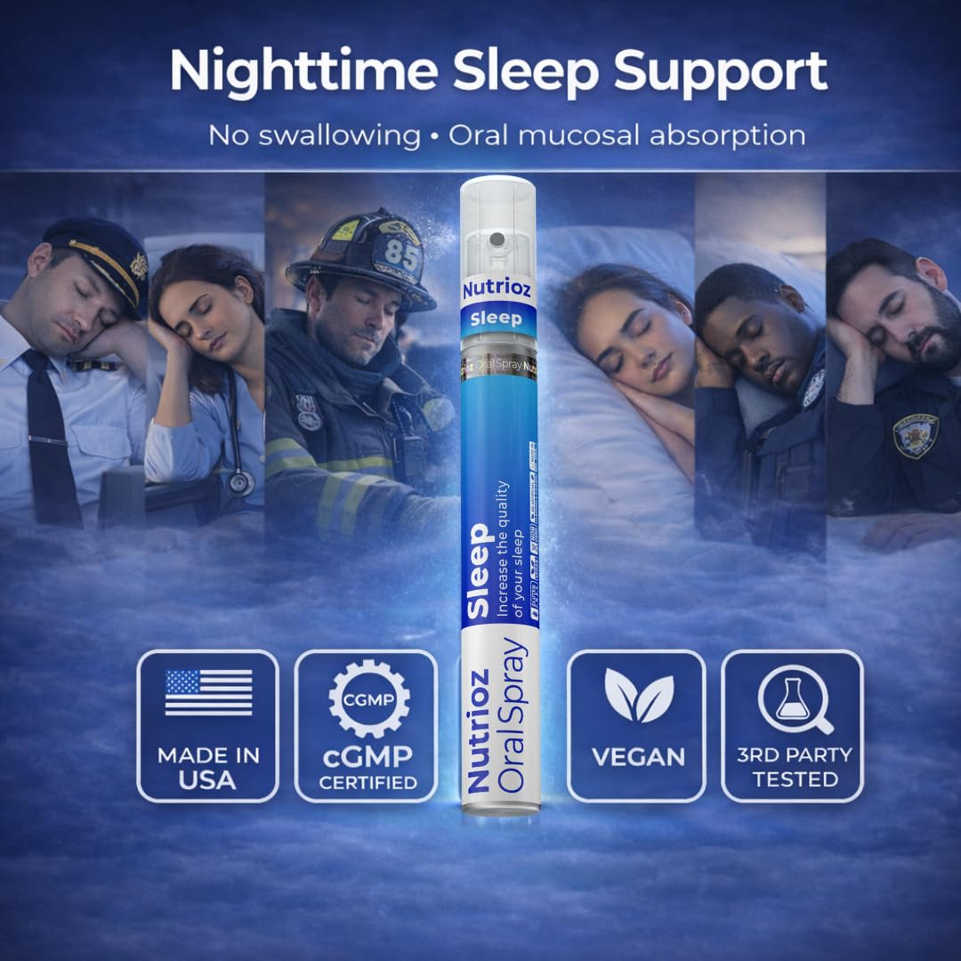 Melatonin spray for better sleep