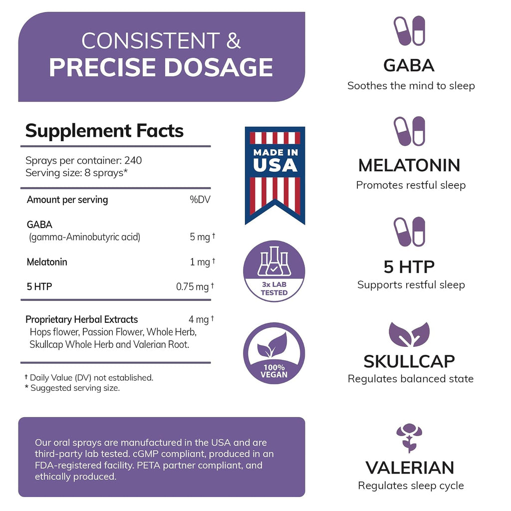 melatonin spray for better sleep