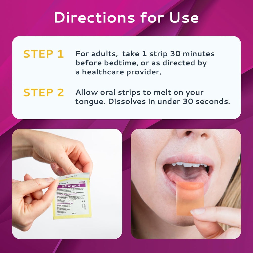 melatonin strips for better sleep quality