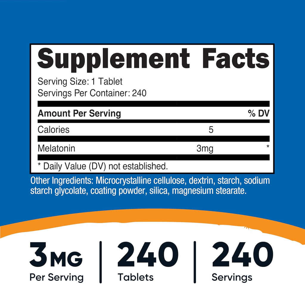 Melatonin supplement for better sleep