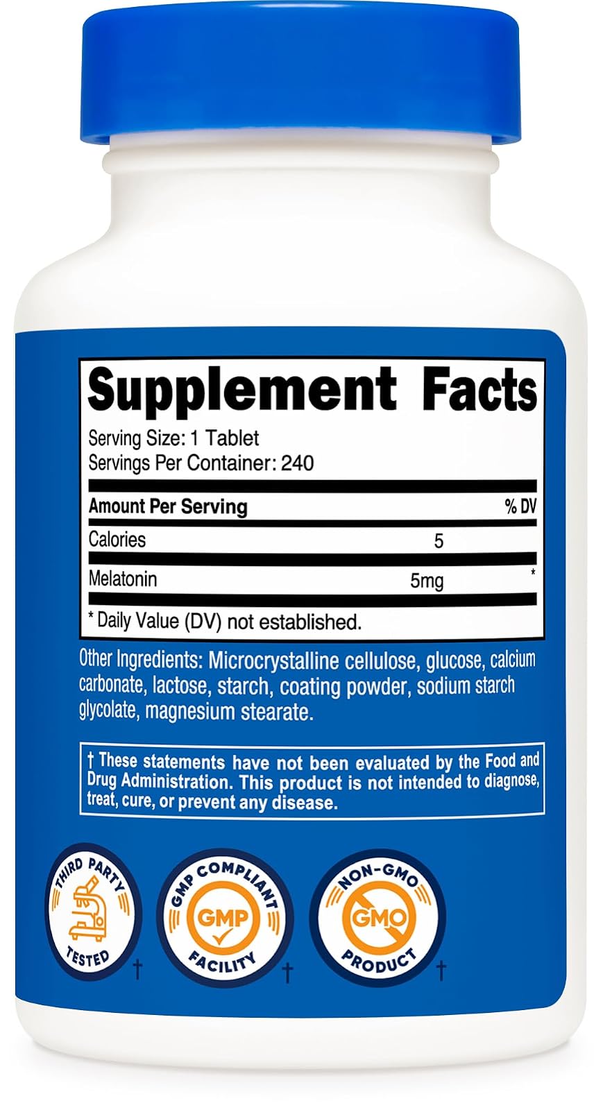 Melatonin supplement for improved sleep