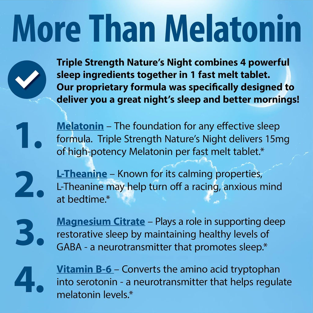 melatonin support for better sleep