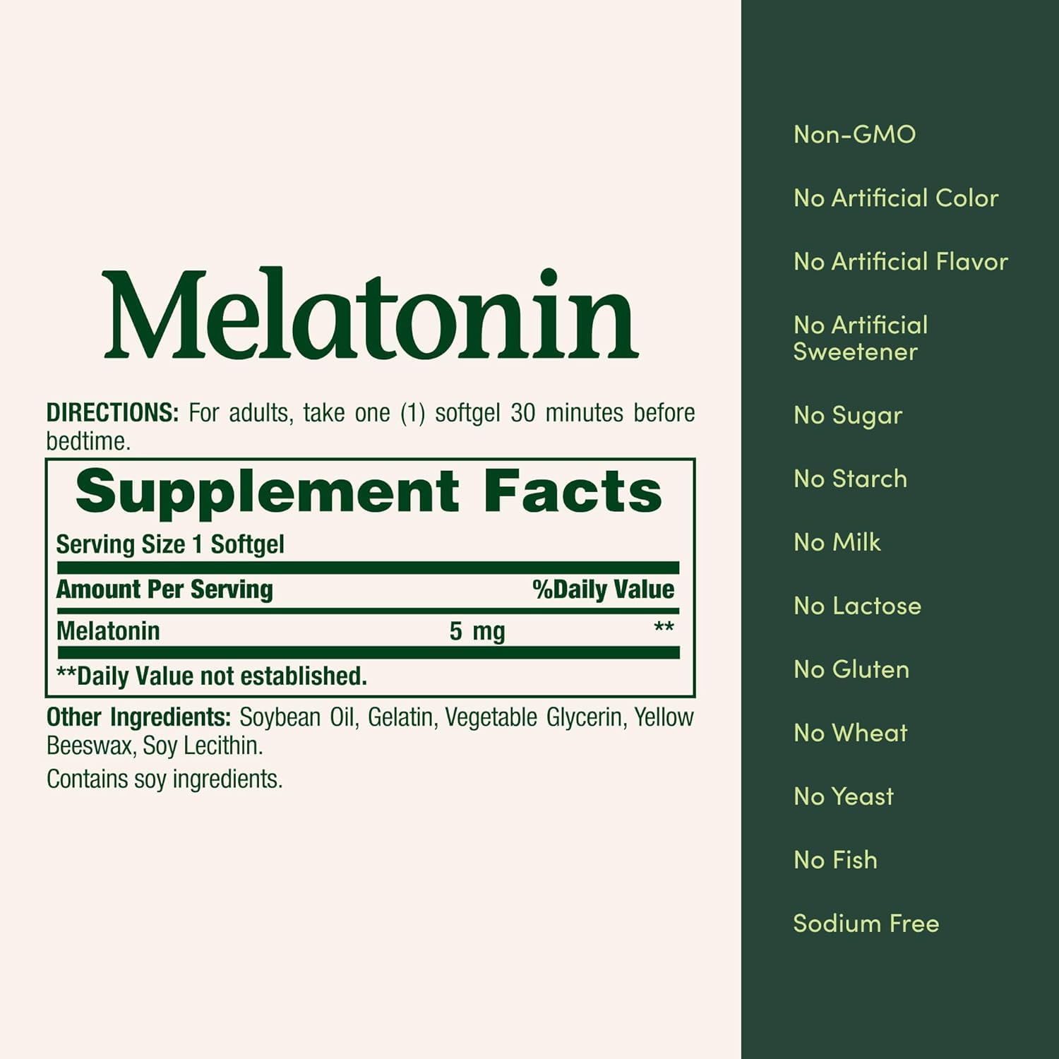 Melatonin support for healthy sleep patterns