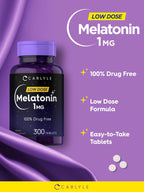 Melatonin tablets for better sleep quality