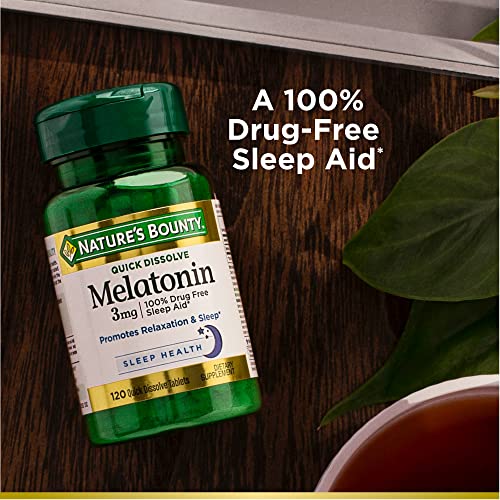 Melatonin tablets for better sleep quality