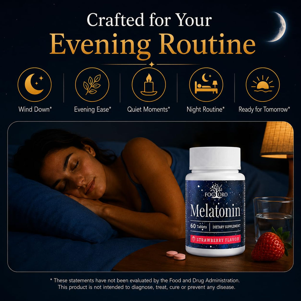 melatonin tablets for better sleep