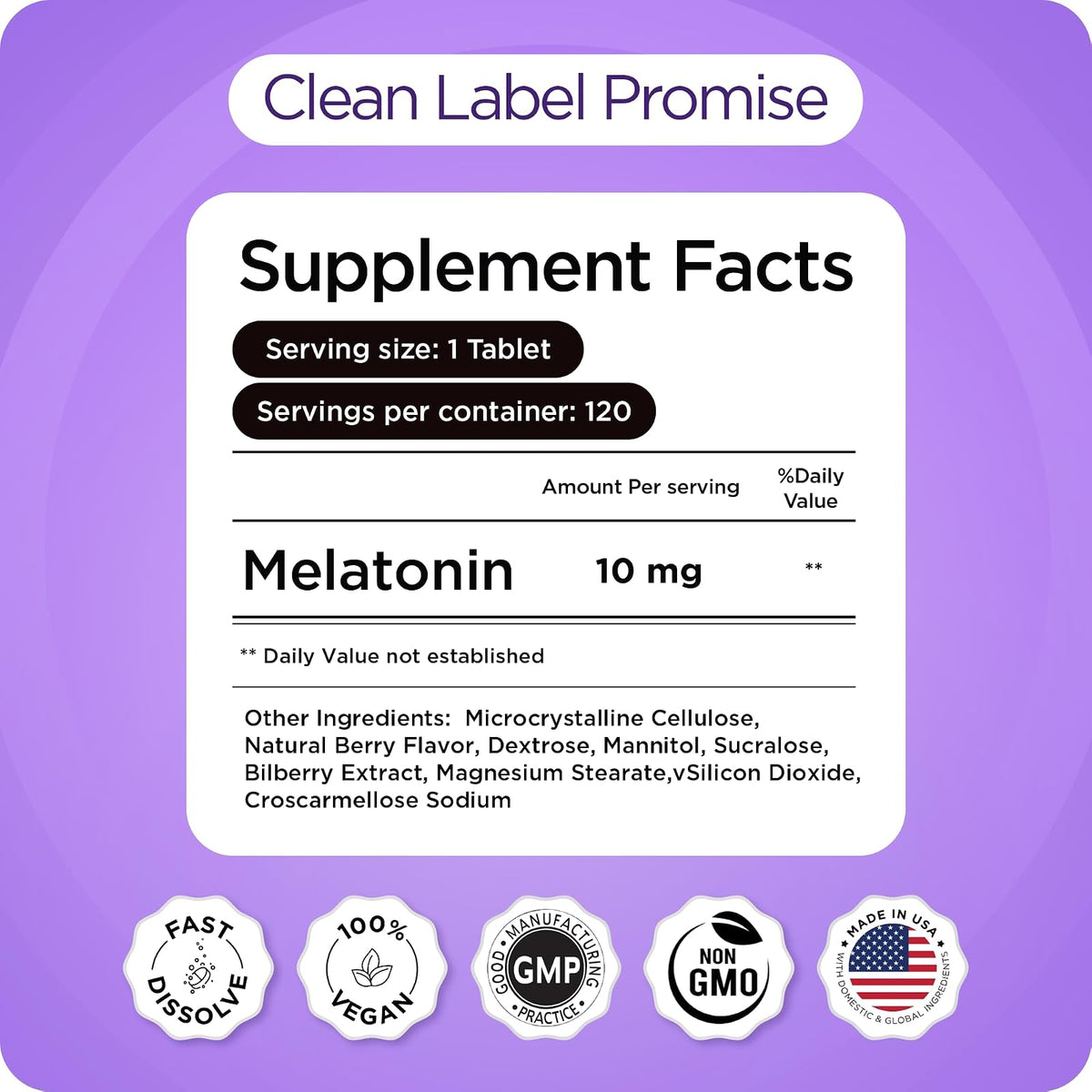 melatonin tablets for better sleep