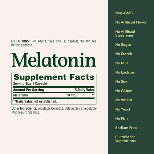 melatonin tablets for better sleep