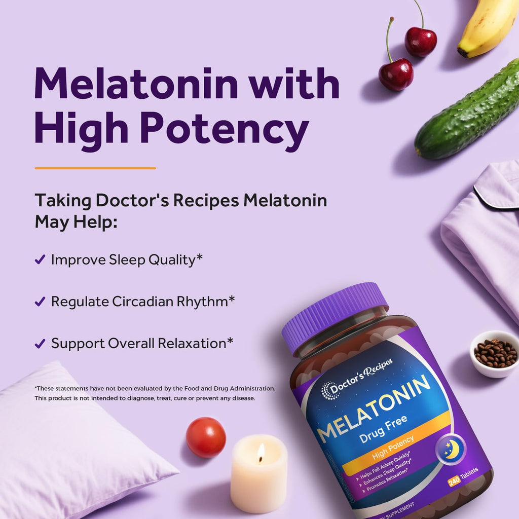 melatonin tablets for improved sleep quality