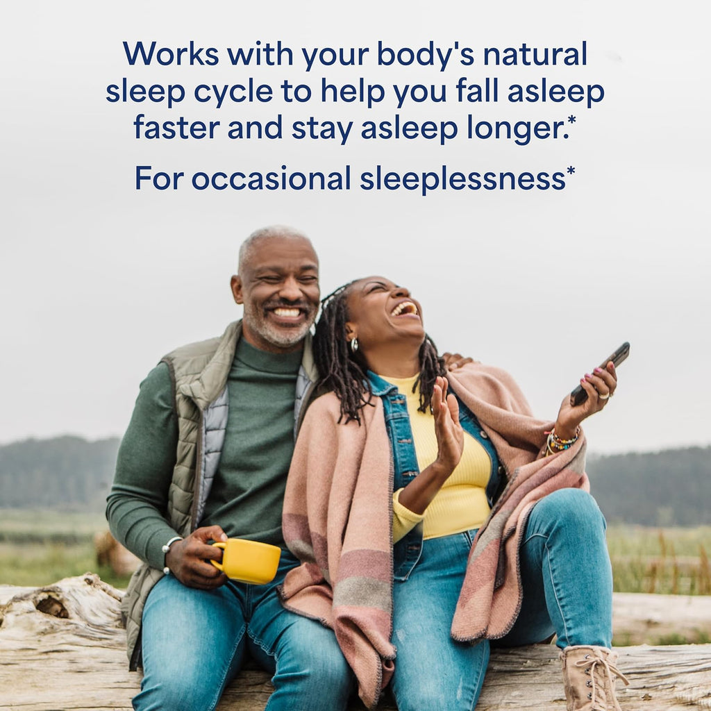 Melatonin tablets for improved sleep quality