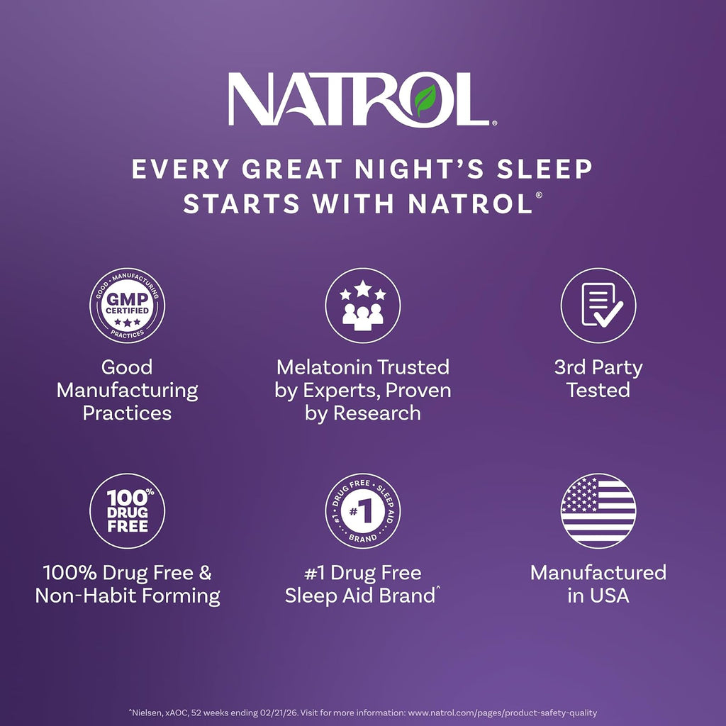 melatonin tablets for improved sleep routine