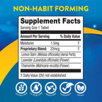 Melatonin tablets for improved sleep routine