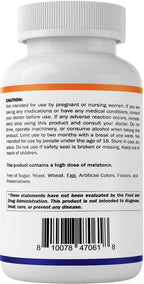 Melatonin tablets for joint support