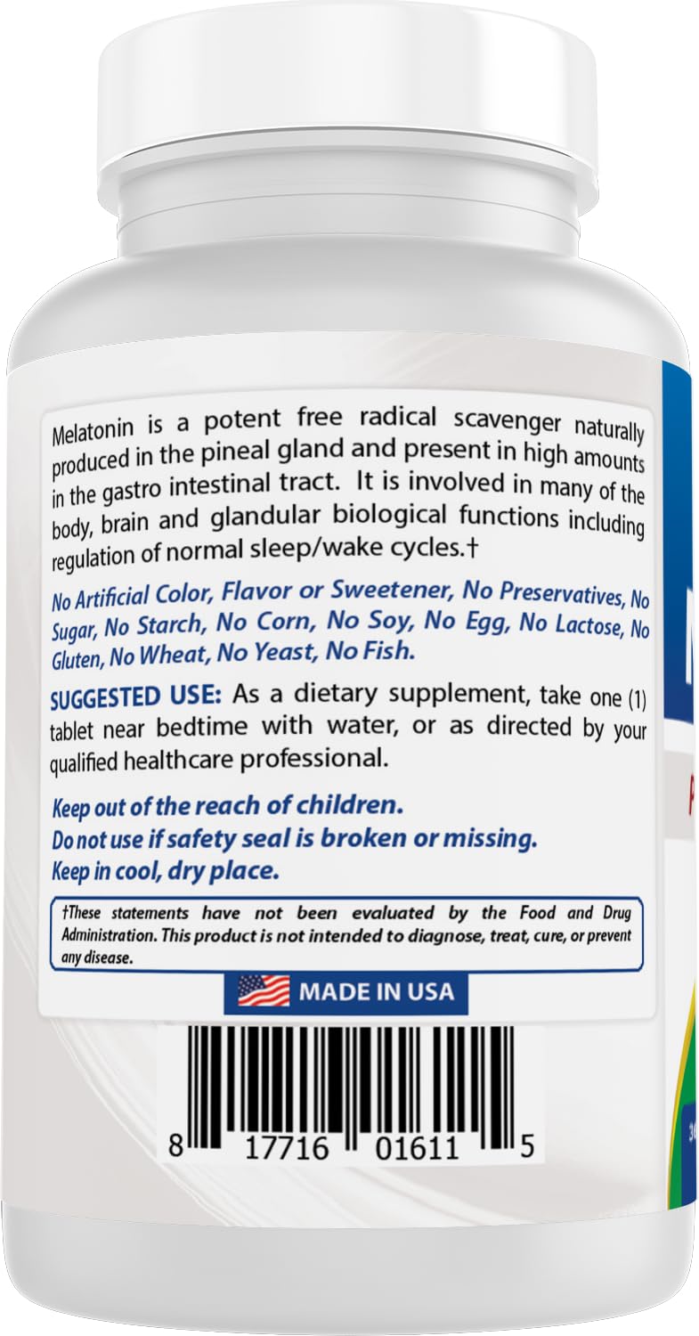melatonin tablets for nightly rest