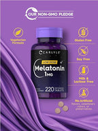 Melatonin tablets for nighttime relaxation