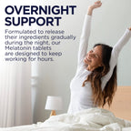 melatonin tablets for nighttime routine