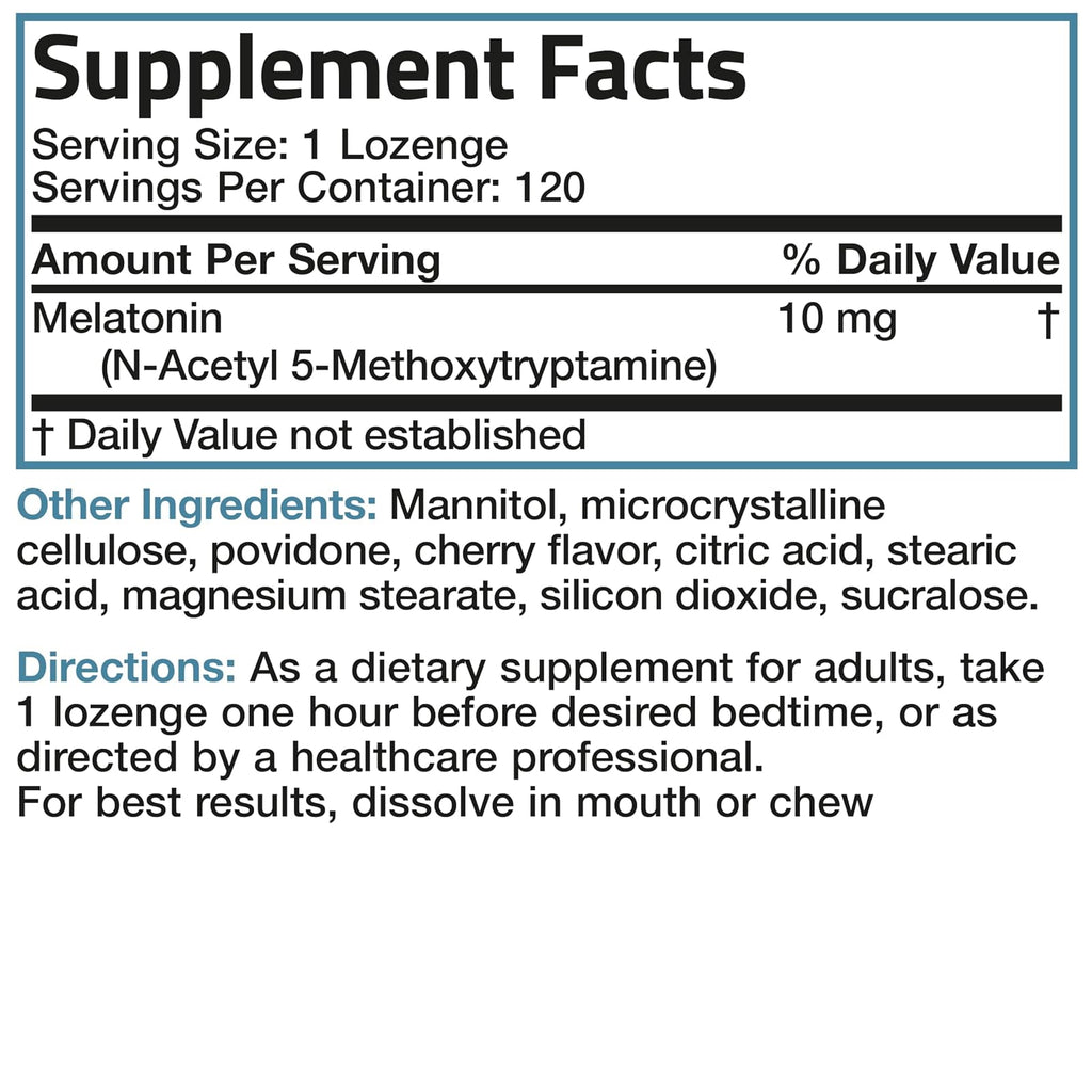 melatonin tablets for relaxation