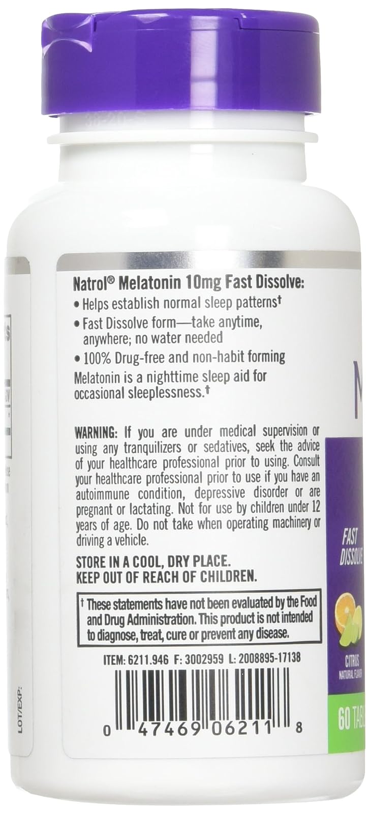 melatonin tablets for restful nights