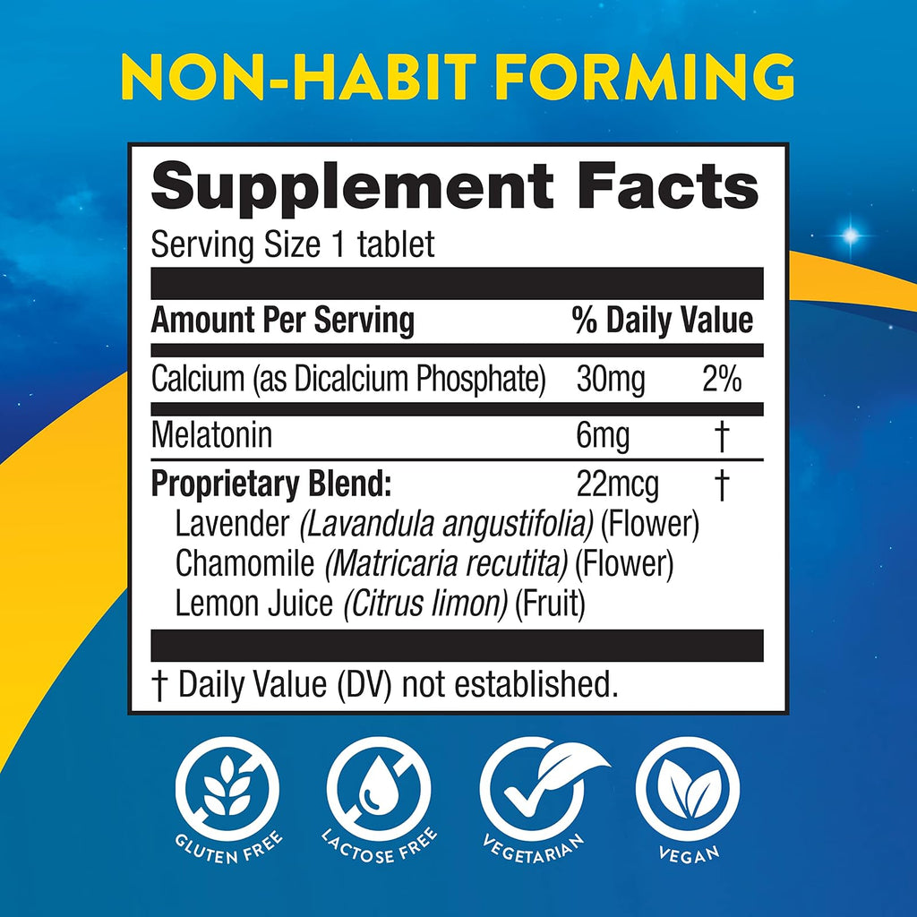 melatonin tablets for sleep support