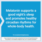 melatonin tablets for sleep support