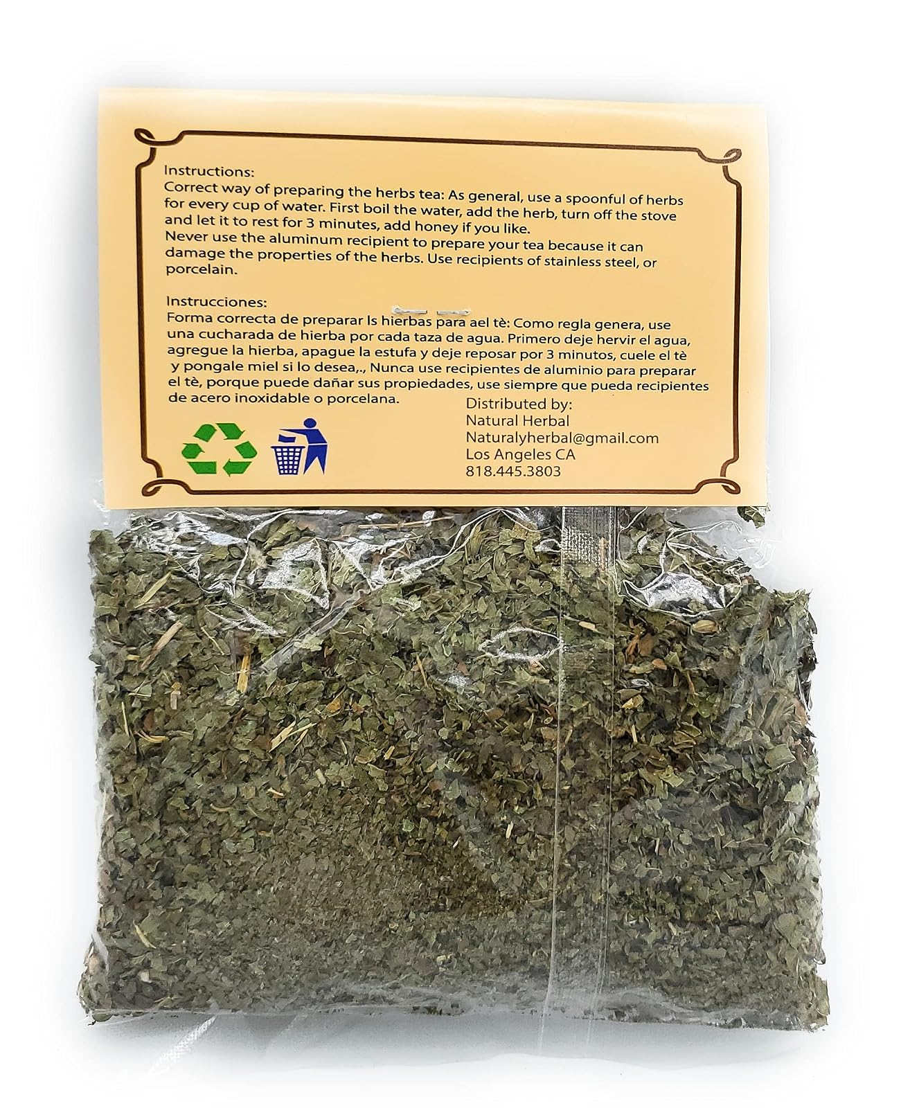 Melisa herbal tea for relaxation