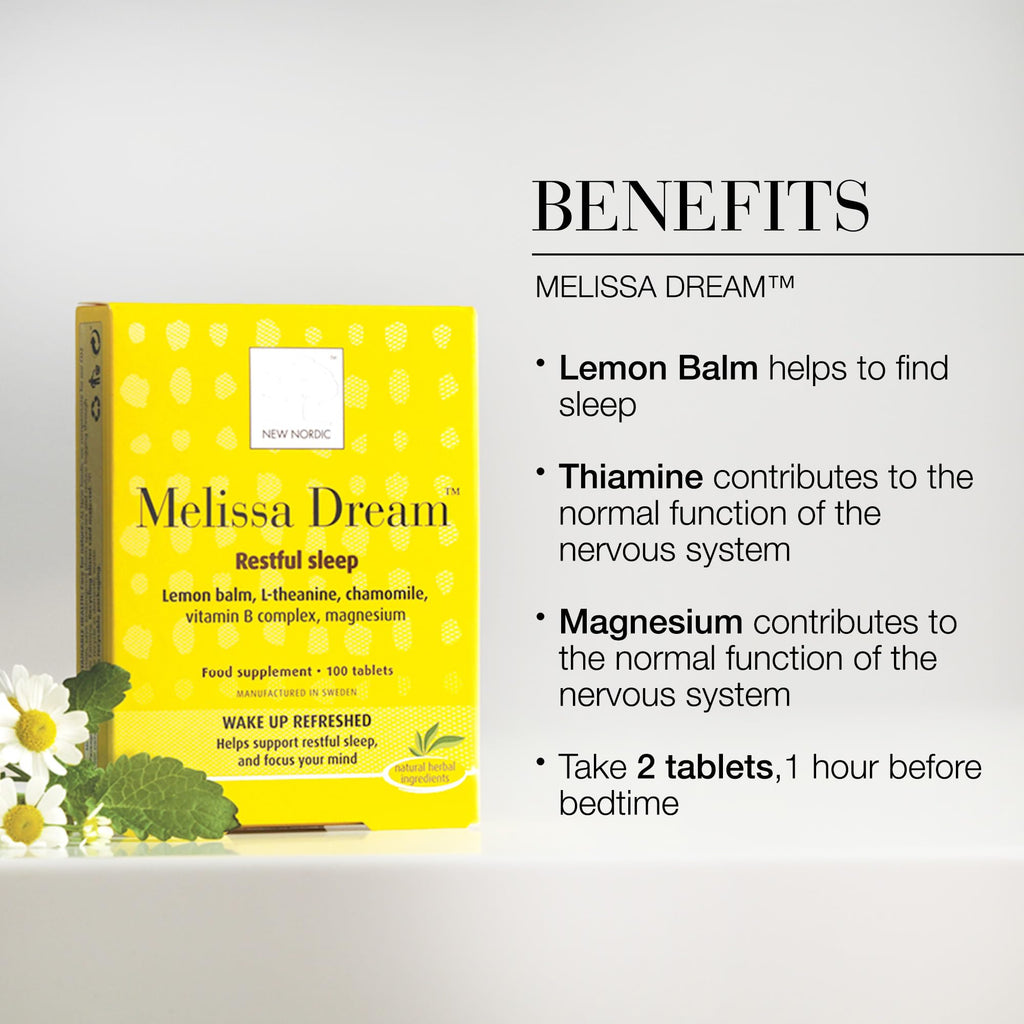 Melissa Dream vitamin supplement benefits