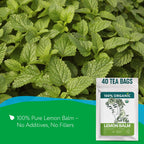 Melissa herbal tea for stress relief