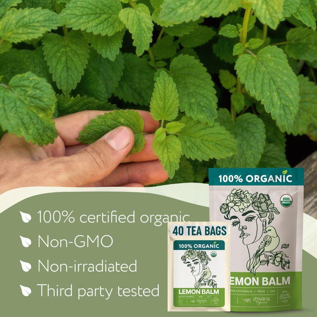 Melissa lemon balm tea bags