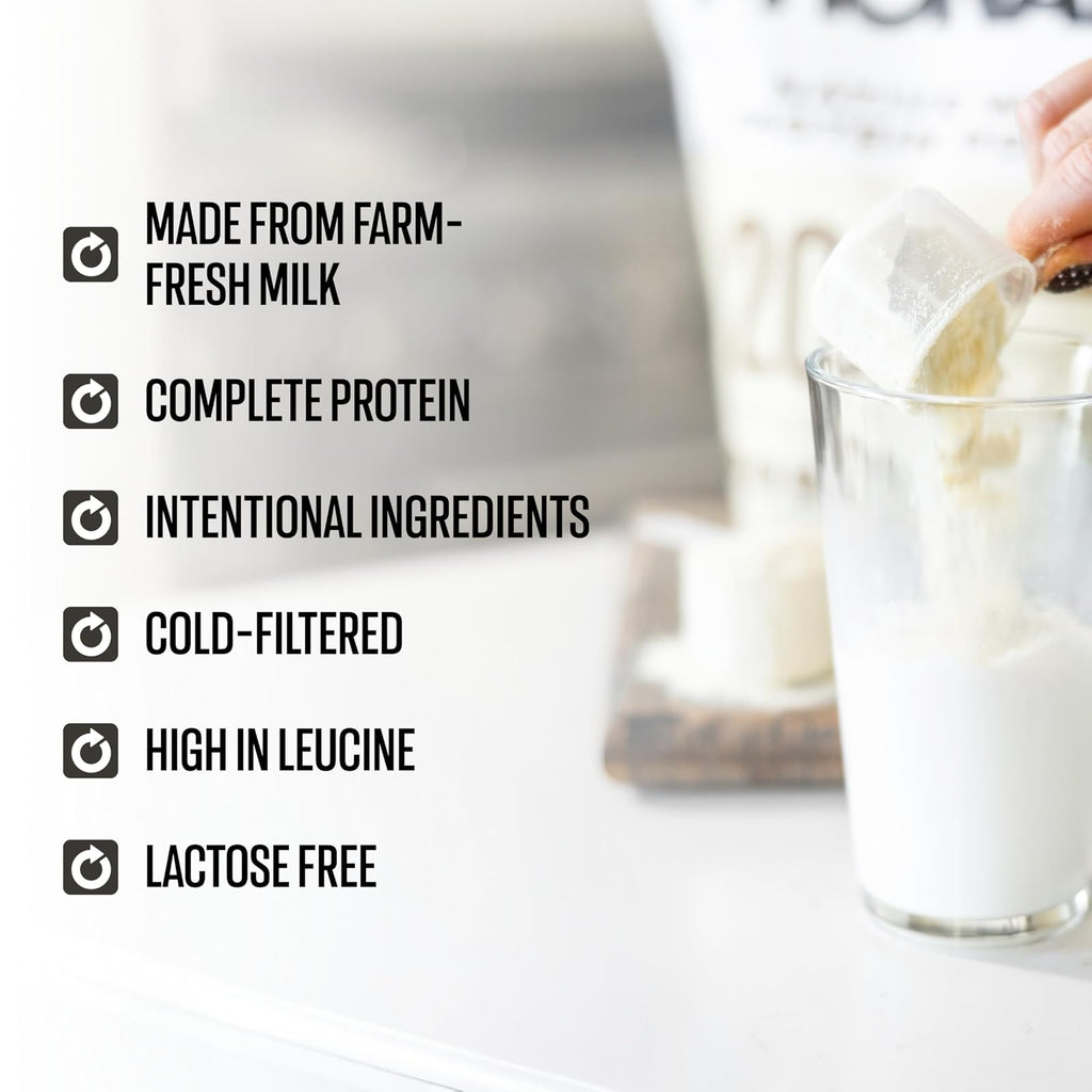 Mellow chocolate whey protein for recovery