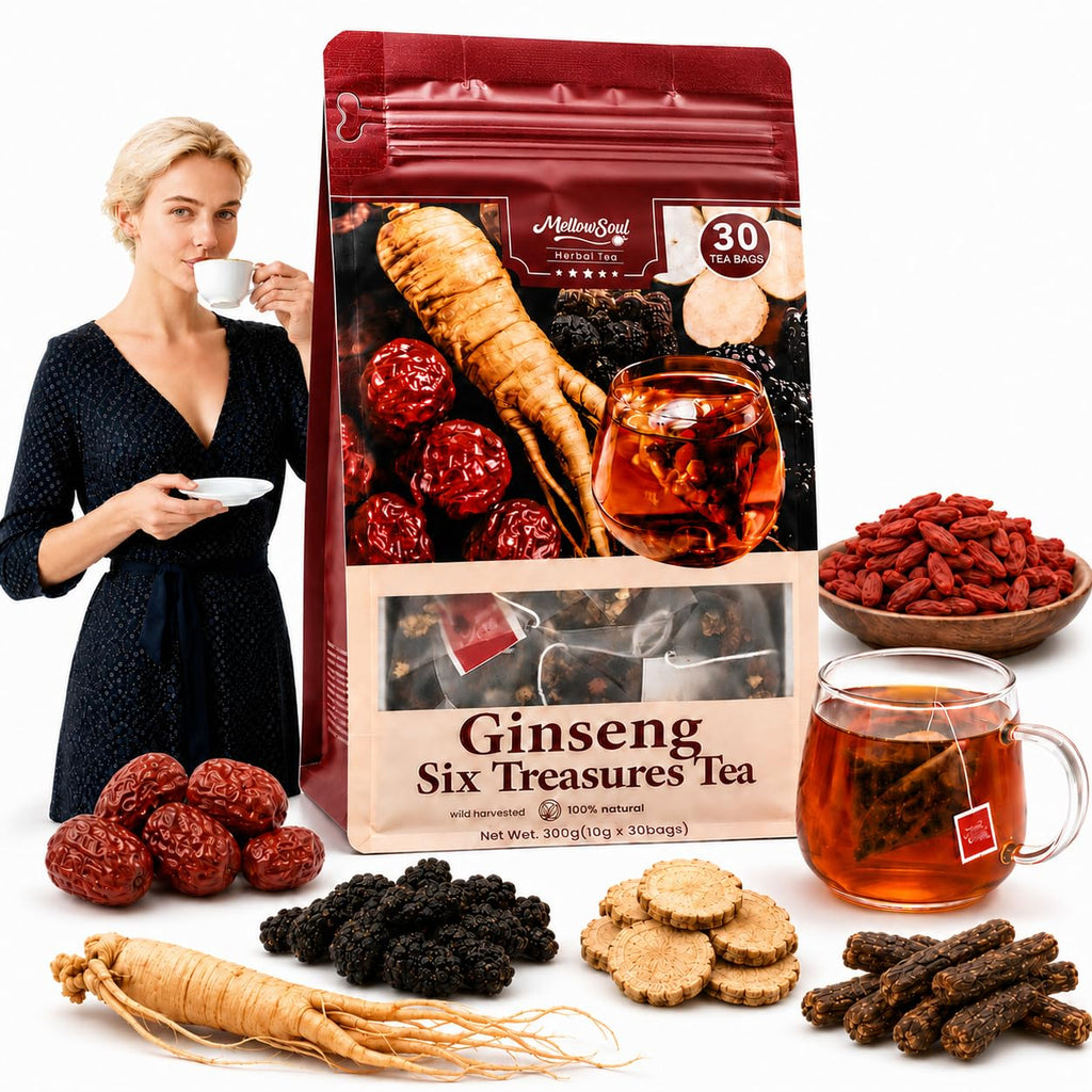 MellowSoul Ginseng Six Treasure Tea bags