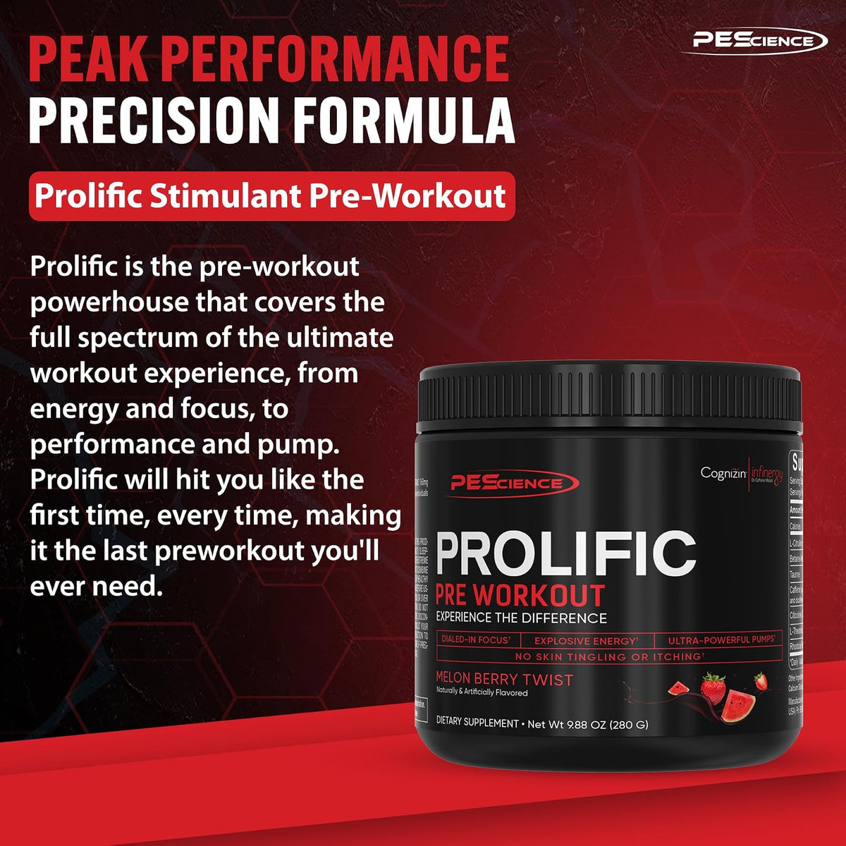 Melon Berry Twist pre-workout flavor