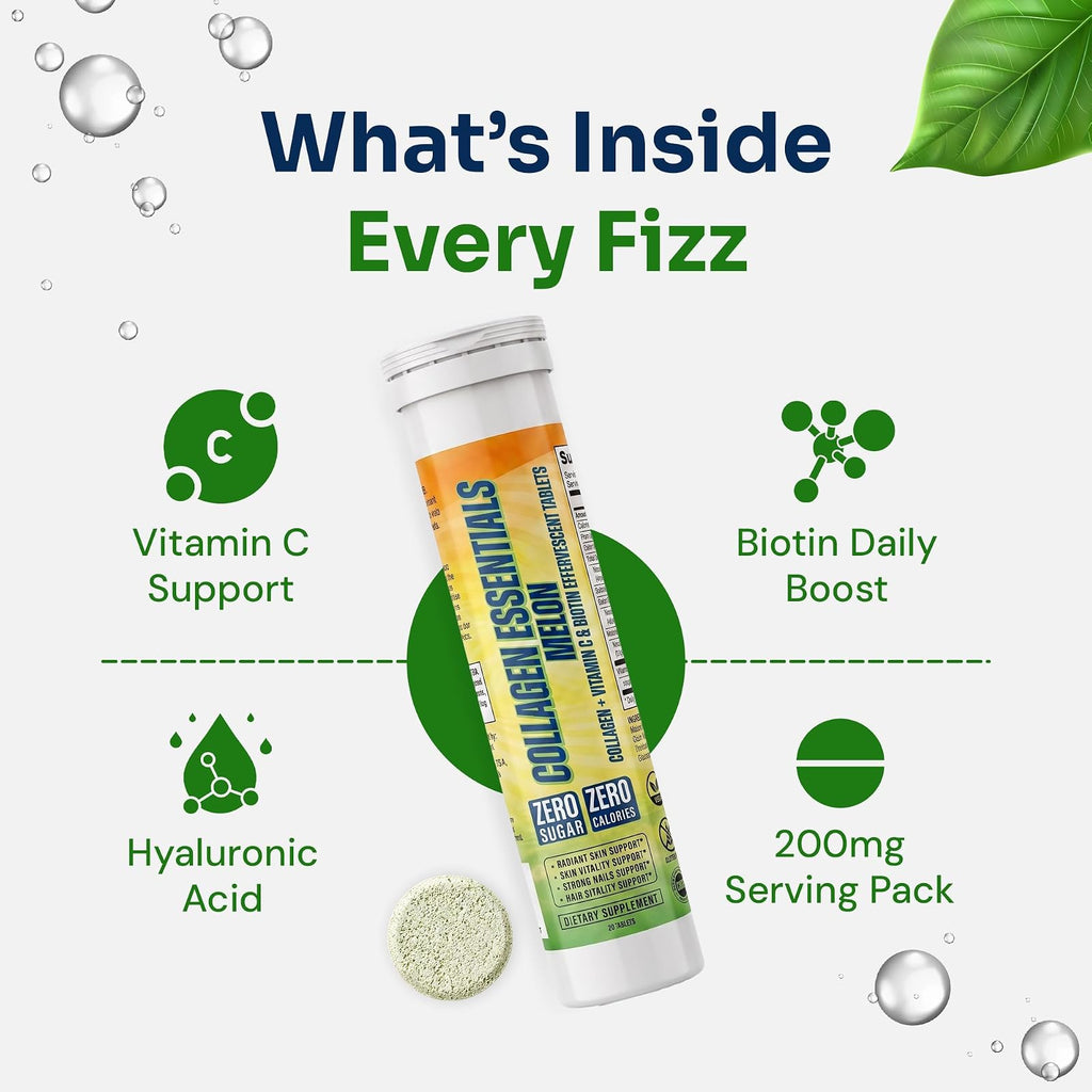 Melon flavoured vitamin C tablets