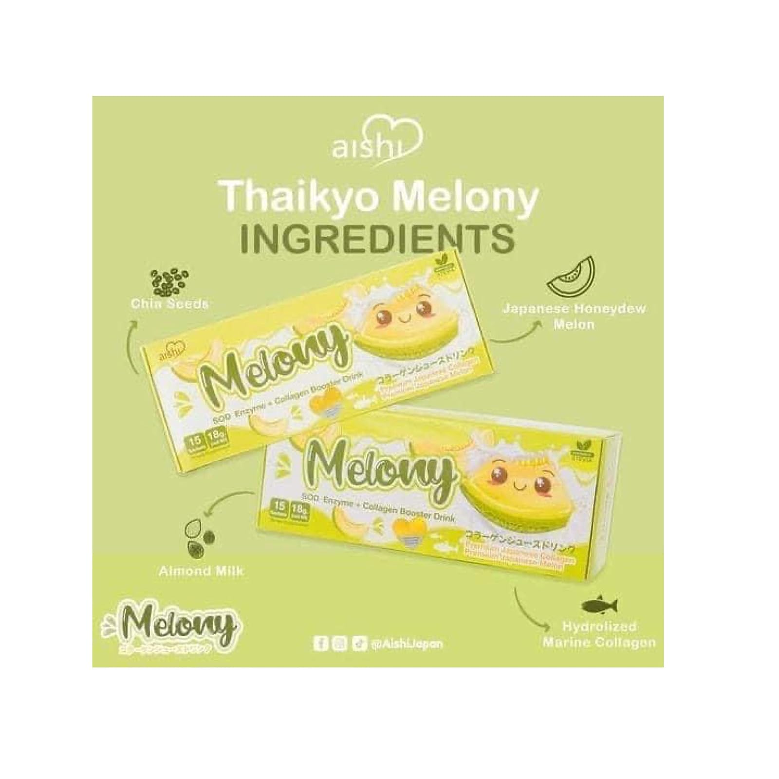 Melony flavour collagen drink benefits
