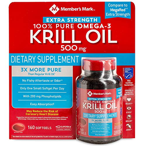 Member's Mark krill oil benefits