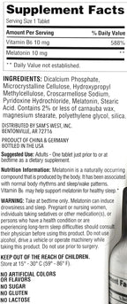 Member's Mark melatonin for sleep support