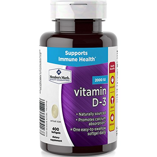 Member's Mark vitamin D3 softgels