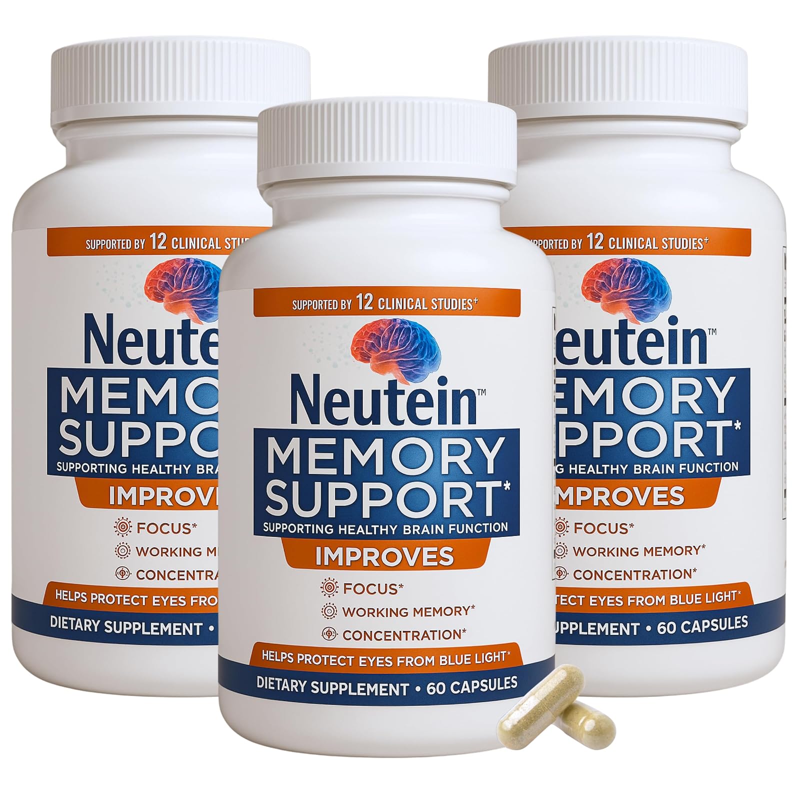 memory and focus supplement capsules