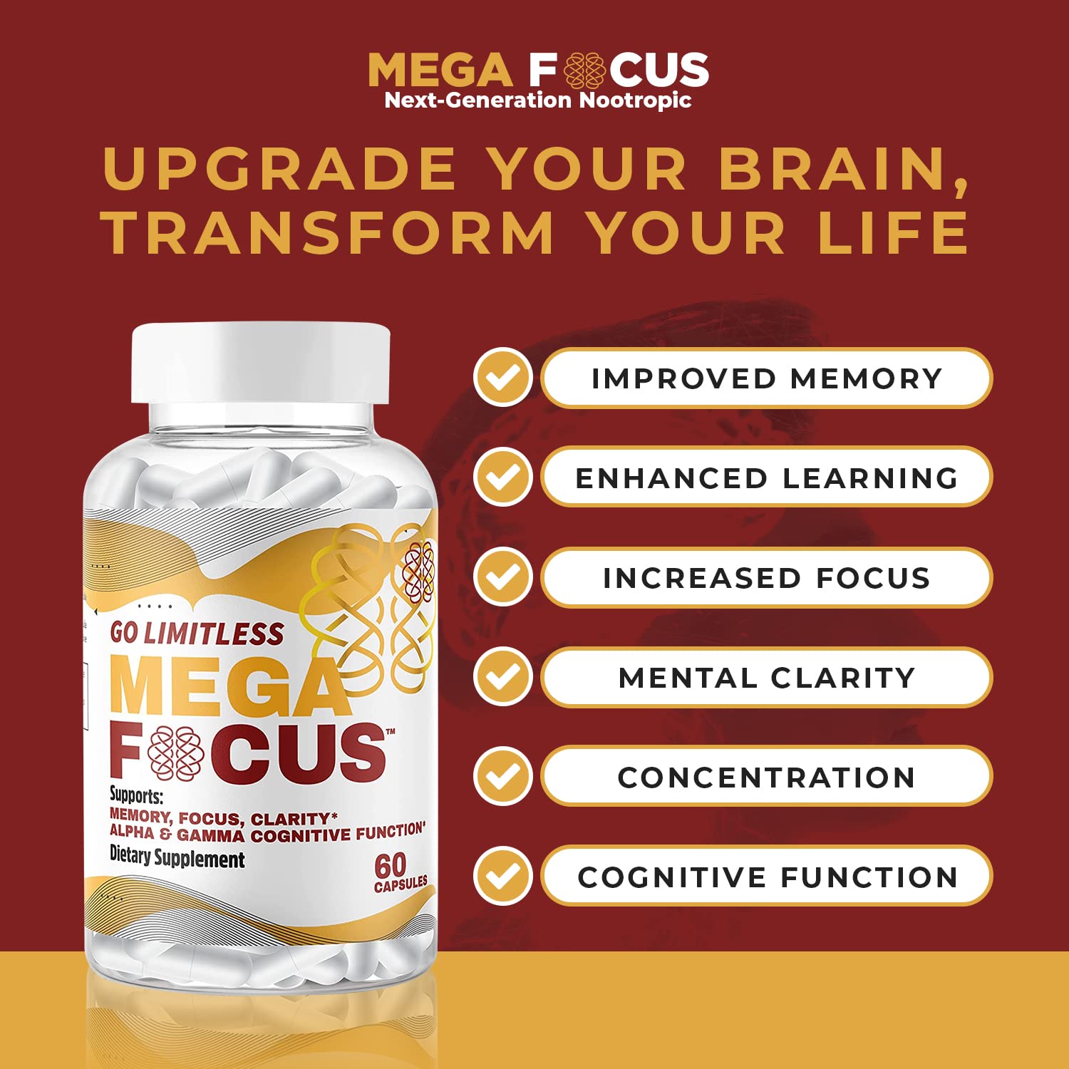 memory boosting blended vitamin formula