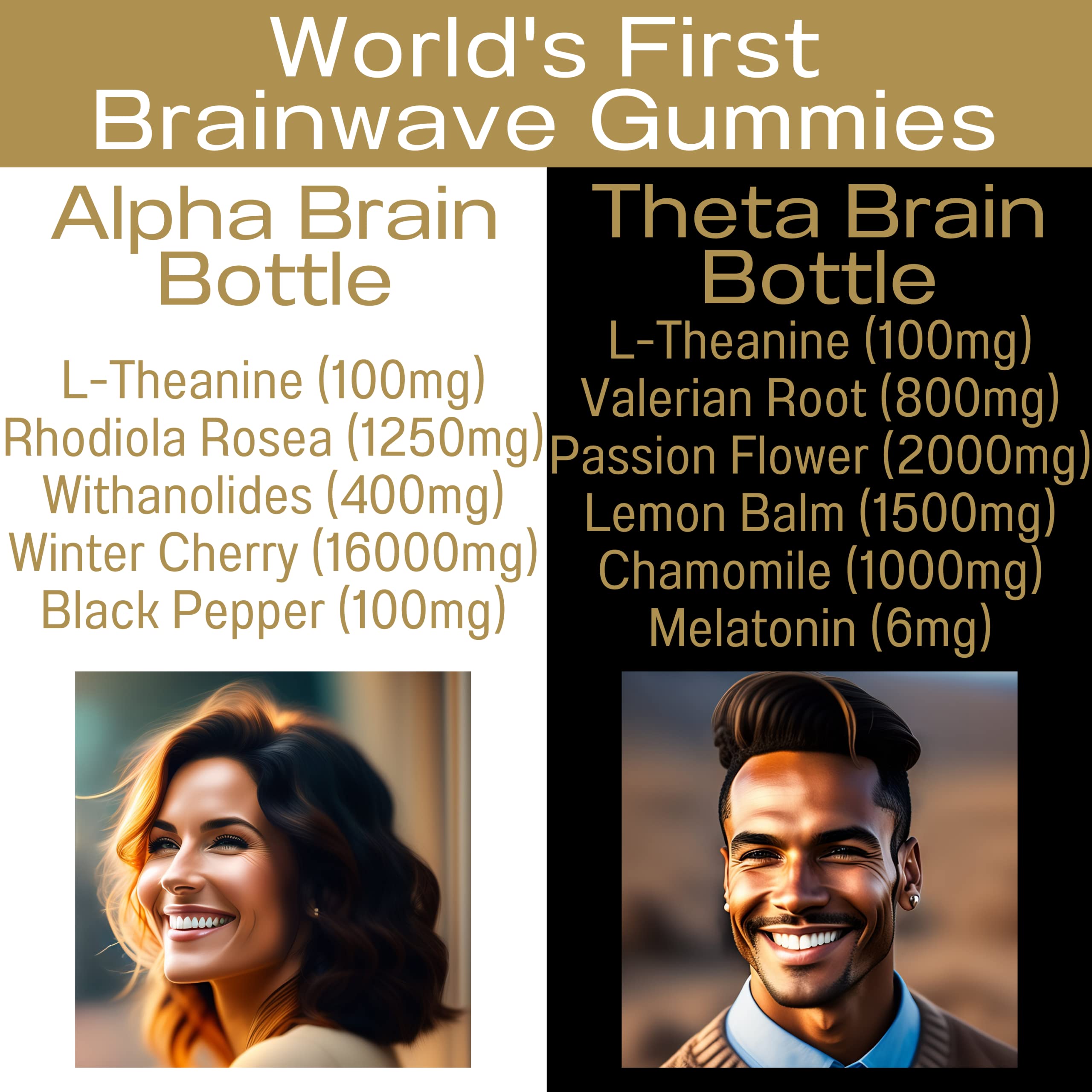 Memory-boosting blended vitamin gummies
