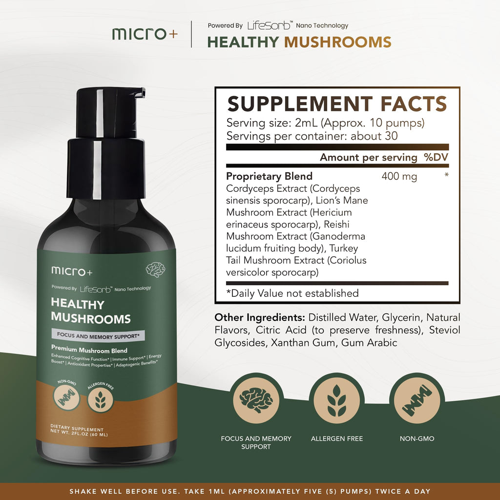 memory boosting mushroom supplement
