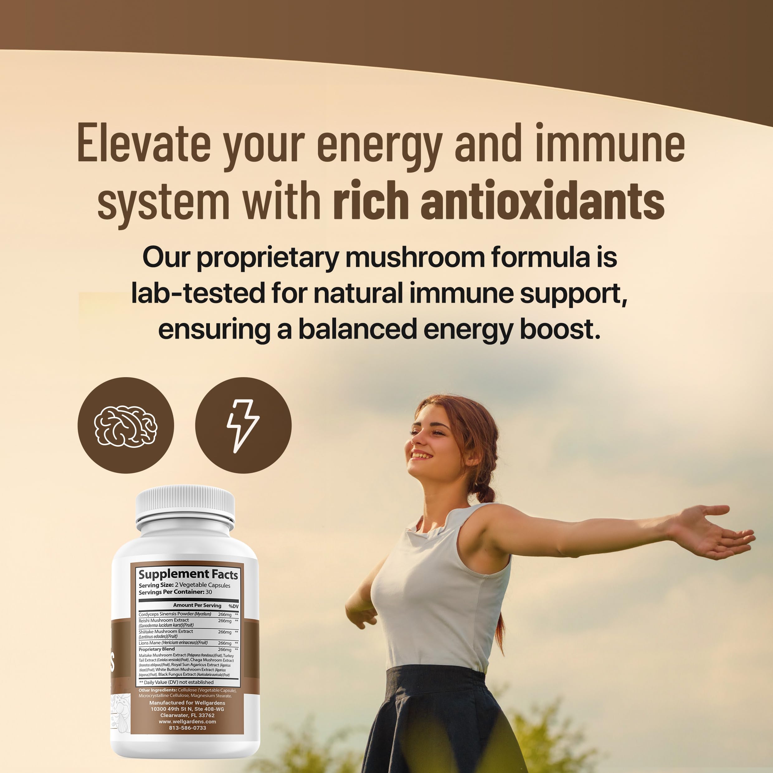 memory boosting mushroom supplement