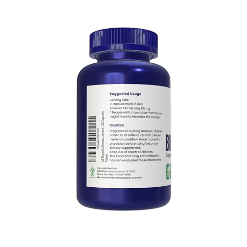 memory enhancement blended vitamin capsules