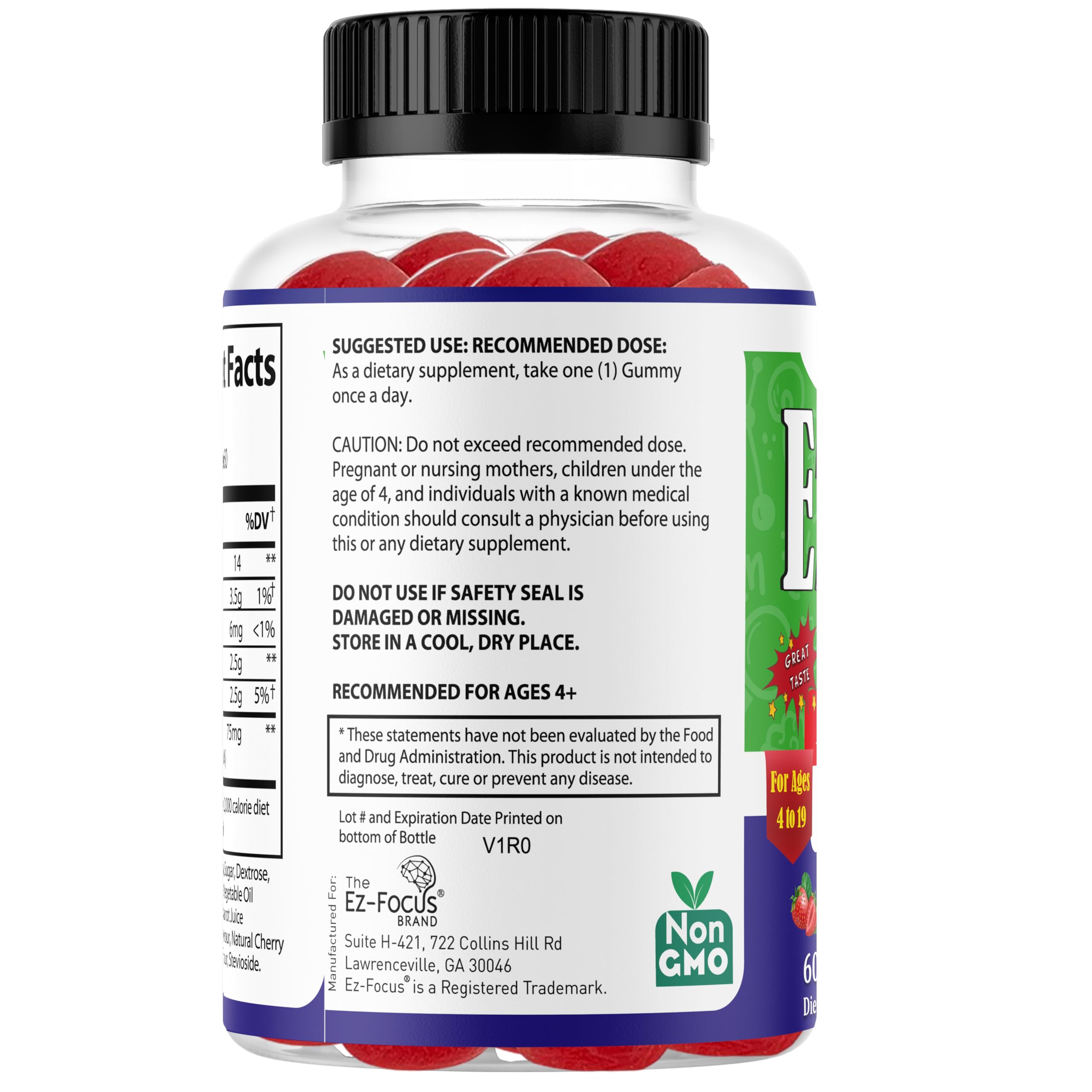 Memory enhancement gummies for kids