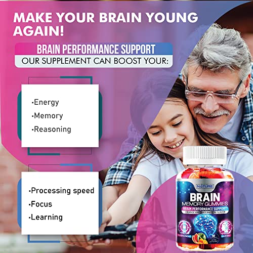 Memory enhancement gummy vitamins